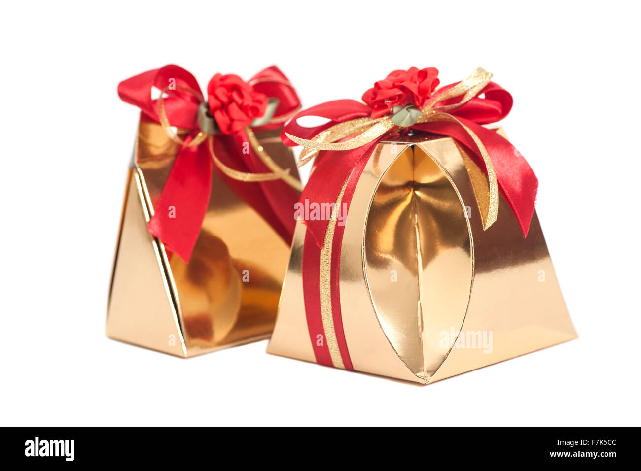 Gift box heap small Cut Out Stock Images & Pictures - Alamy