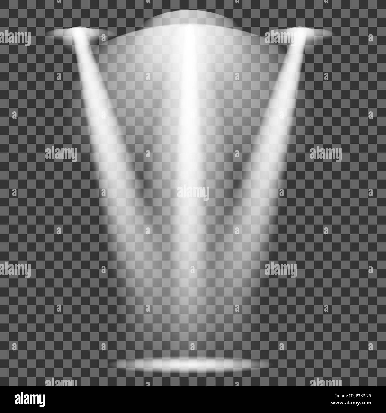 Set of White Spotlights Stock Vector Image & Art - Alamy