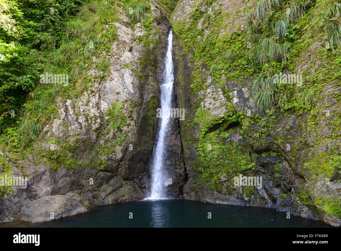 Salto de Dona Juana (waterfall). Located between Jayuya and Villaba ...