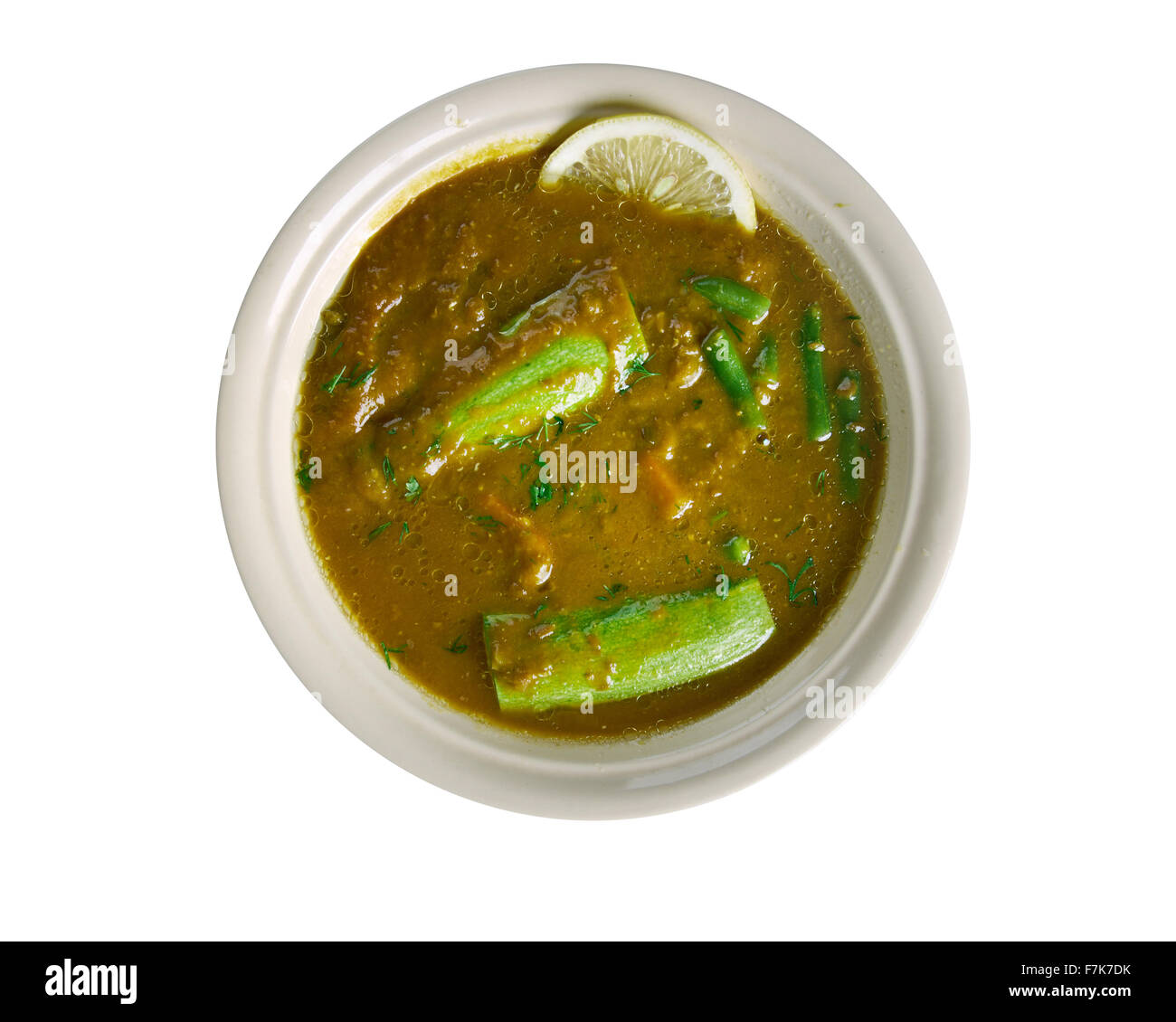 Dalcha Hyderabadi, Indian stew made from mutton, chana dal and Tamarind ...