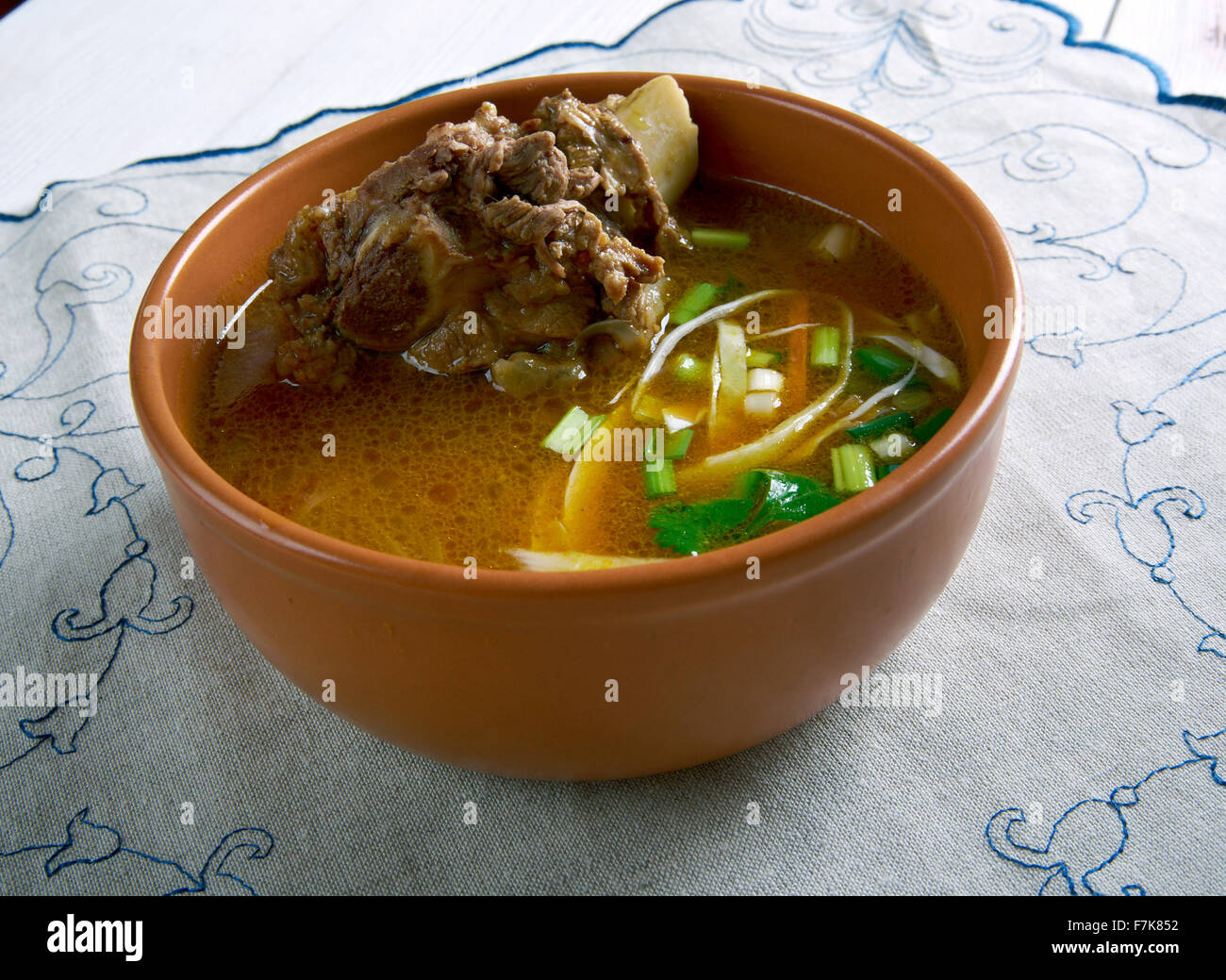 Nihari Gosht with Varqi Paratha Stock Photo - Alamy