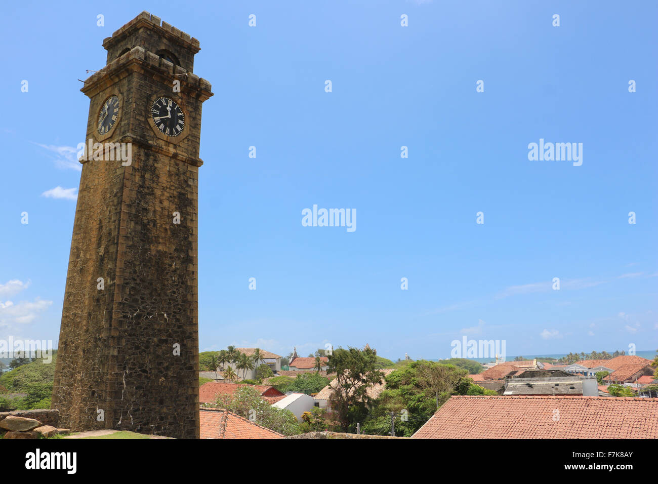 Galle fort clock tower hi-res stock photography and images - Alamy