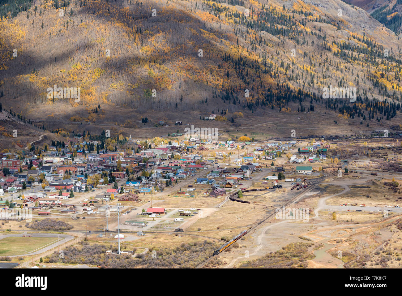 The historic mining town of Silverton, Colorado Stock Photo - Alamy