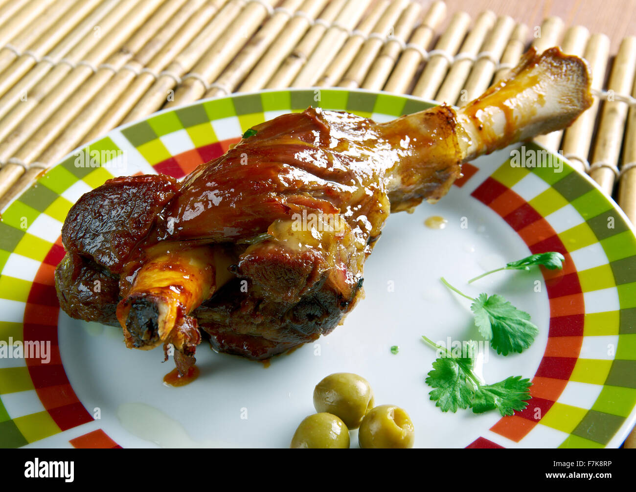 Lechazo asado - Spanish roast lamb Stock Photo - Alamy