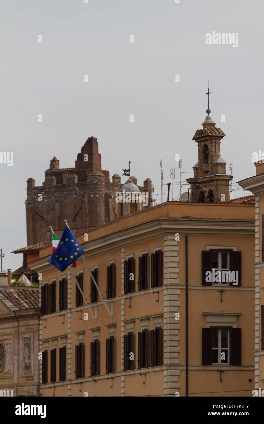 Rome, the Consulta building in Quirinale square Stock Photo - Alamy