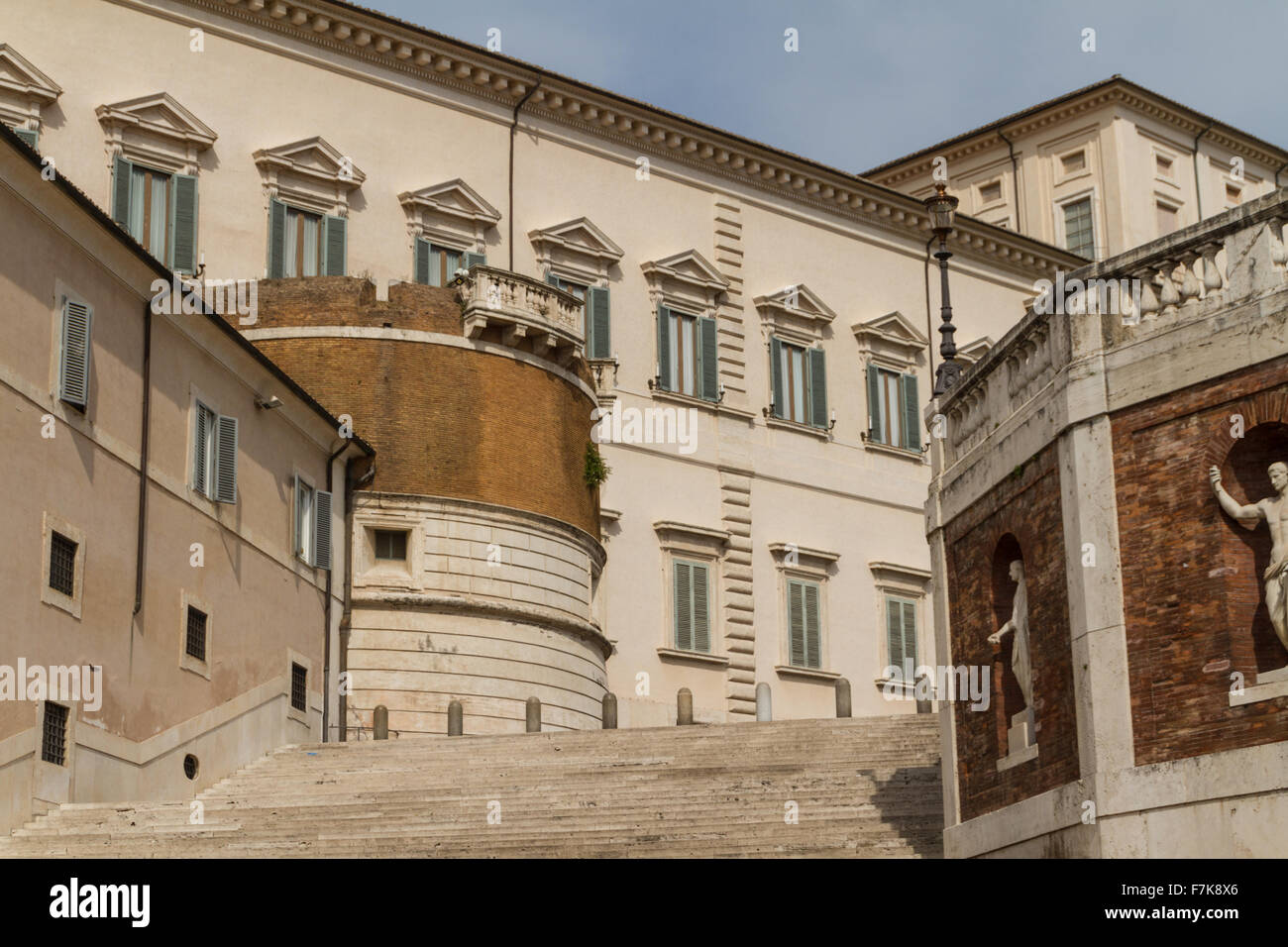 Rome, the Consulta building in Quirinale square Stock Photo - Alamy