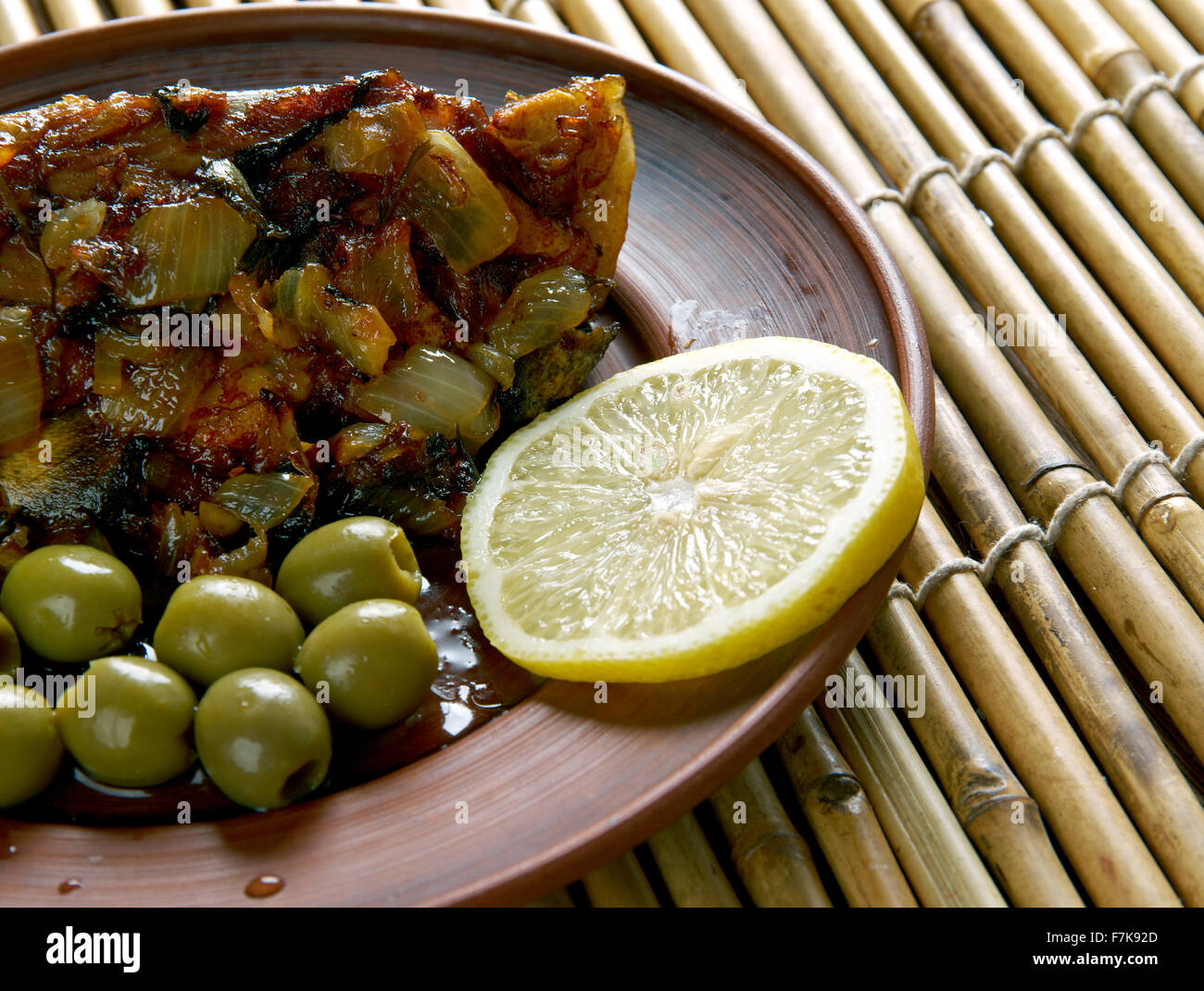 Roast lamb with laver sauce. Welsh cuisine Stock Photo - Alamy