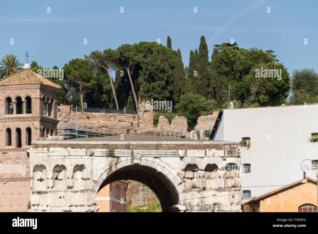 Great church in center of Rome, Italy Stock Photo - Alamy