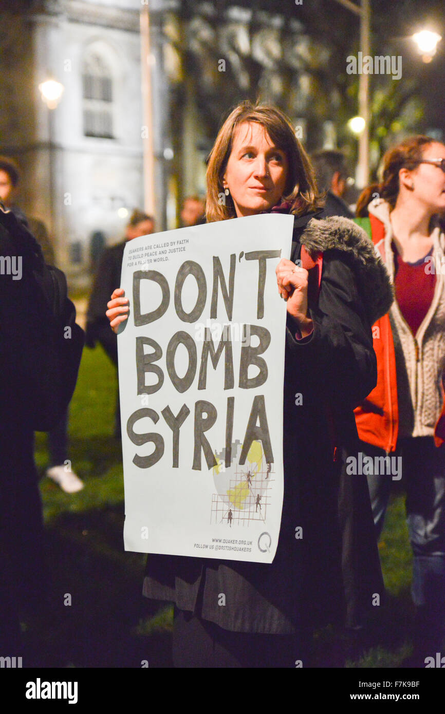 Westminster, London, UK. 1st December 2015. Thousands attend the Don't ...