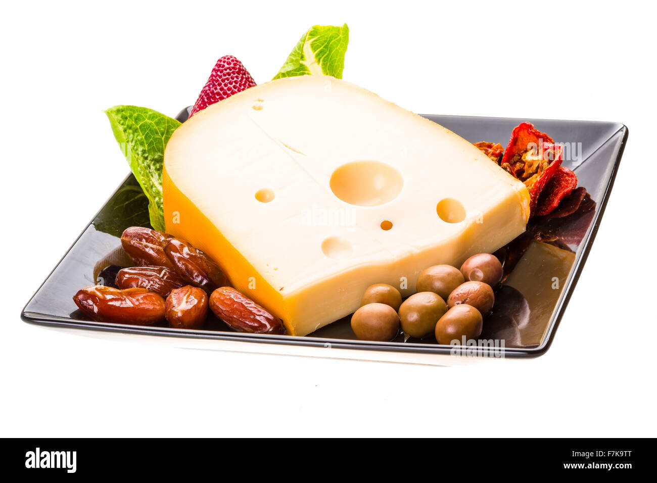 Yellow ripe cheese Stock Photo - Alamy