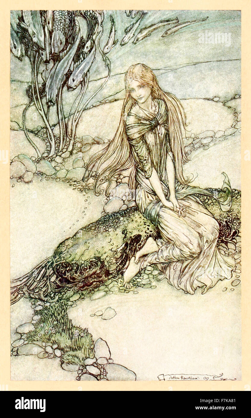 'He could see Undine beneath the crystal vault' from ‘Undine ...