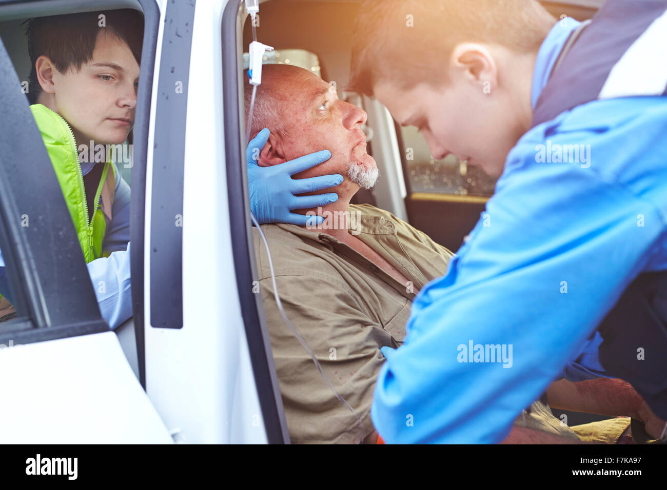 Rescue car accident victim in car hi-res stock photography and images ...
