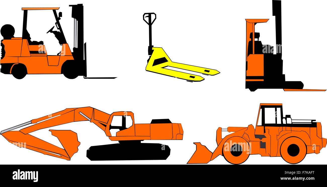 Construction scoop Stock Vector Images - Alamy