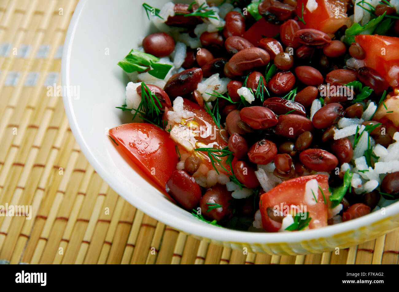 Gallo pinto - traditional dish of Nicaragua and Costa Rica made with ...