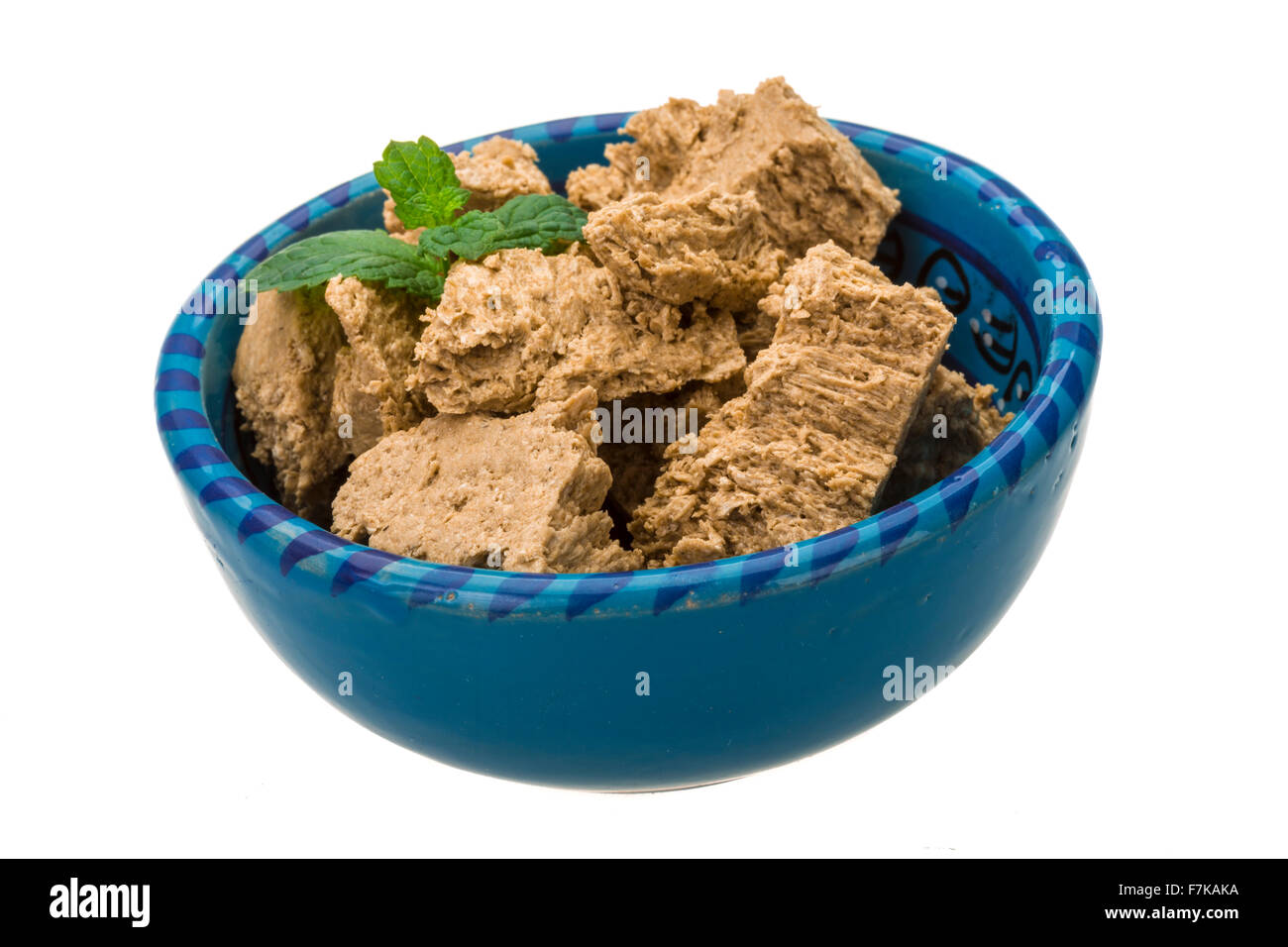 Sunflower Halva isolated studio macro shoot Stock Photo - Alamy