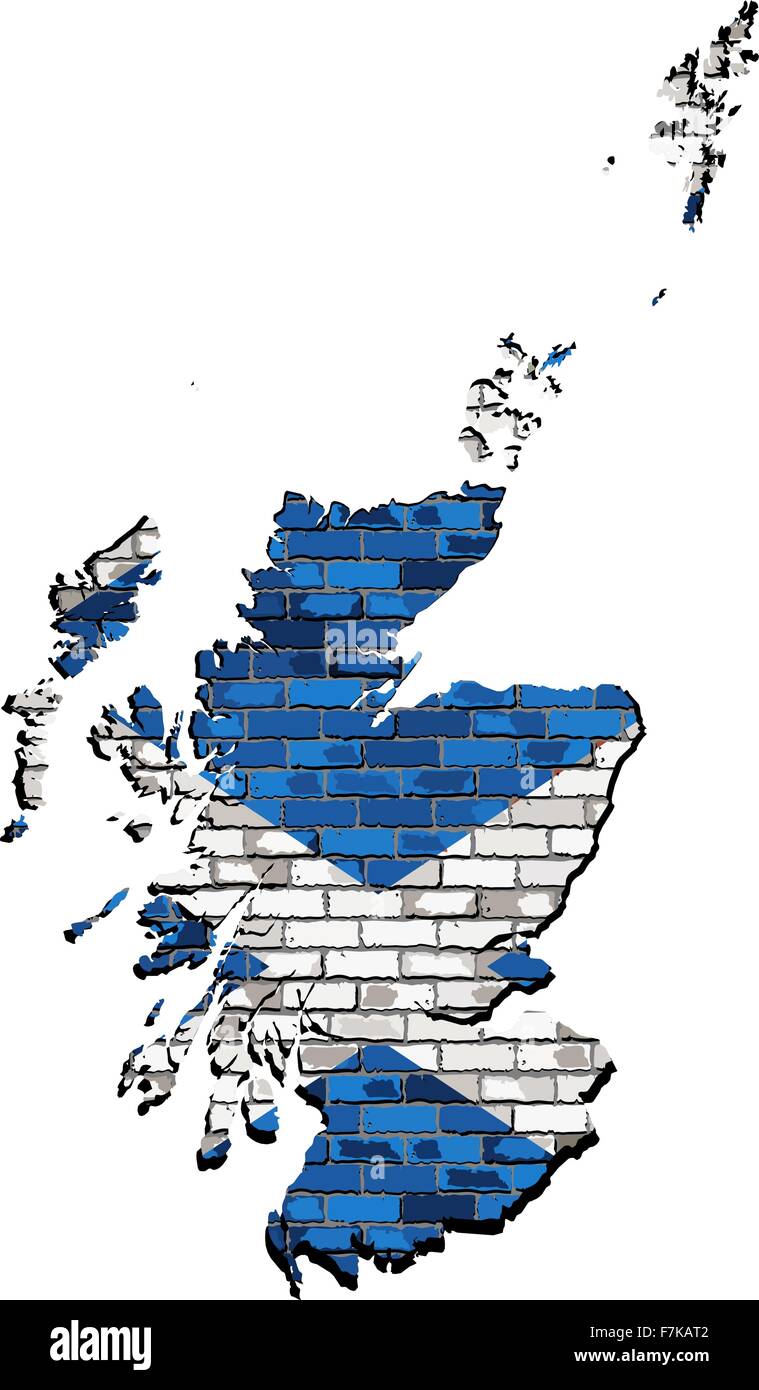 Flag of the scotland Stock Vector Images - Alamy