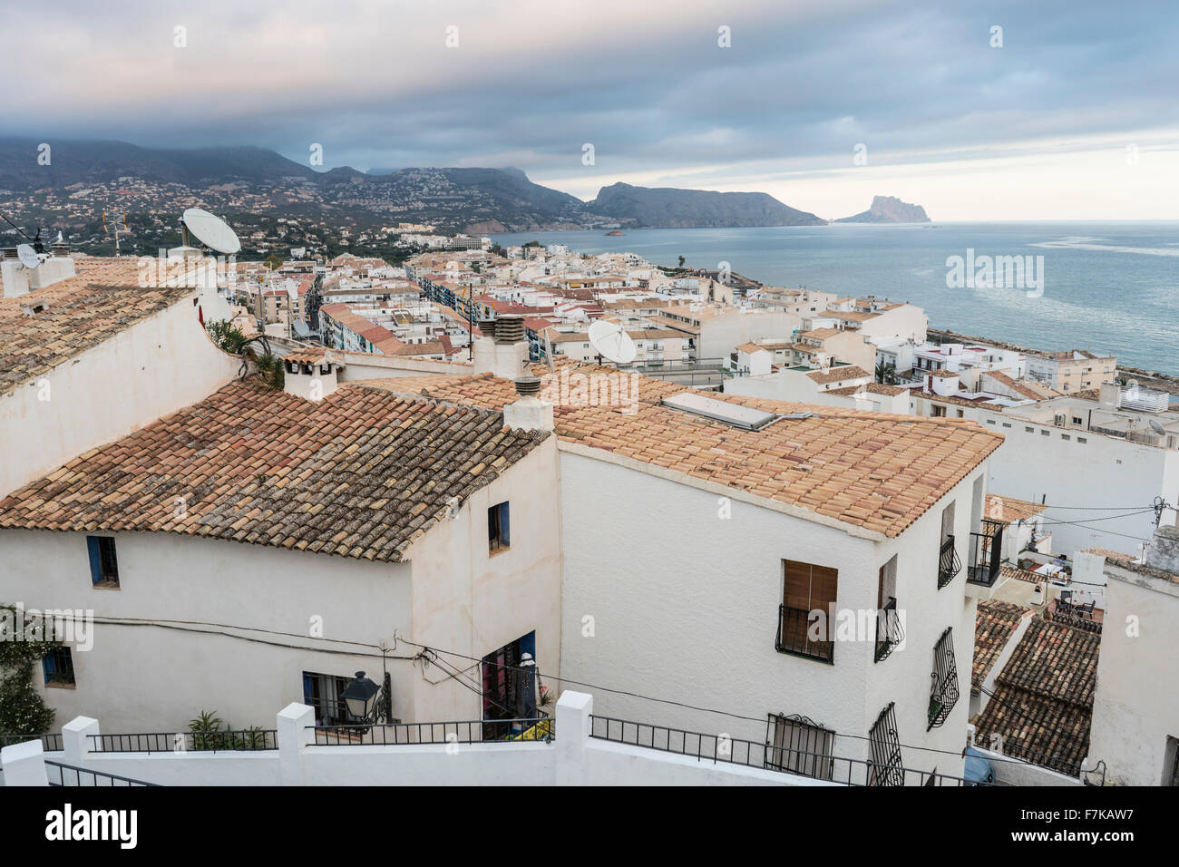 The city of Altea in Spain, Europe Stock Photo - Alamy