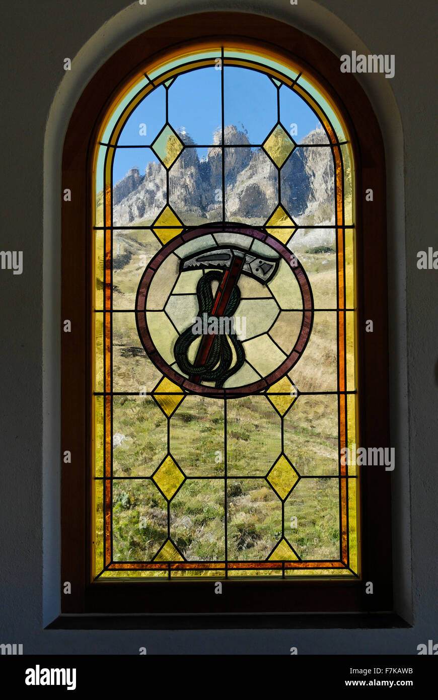 Kirchenfenster | chapel window Stock Photo - Alamy