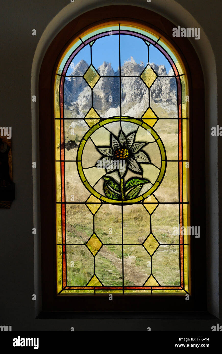 Kirchenfenster | chapel window Stock Photo - Alamy