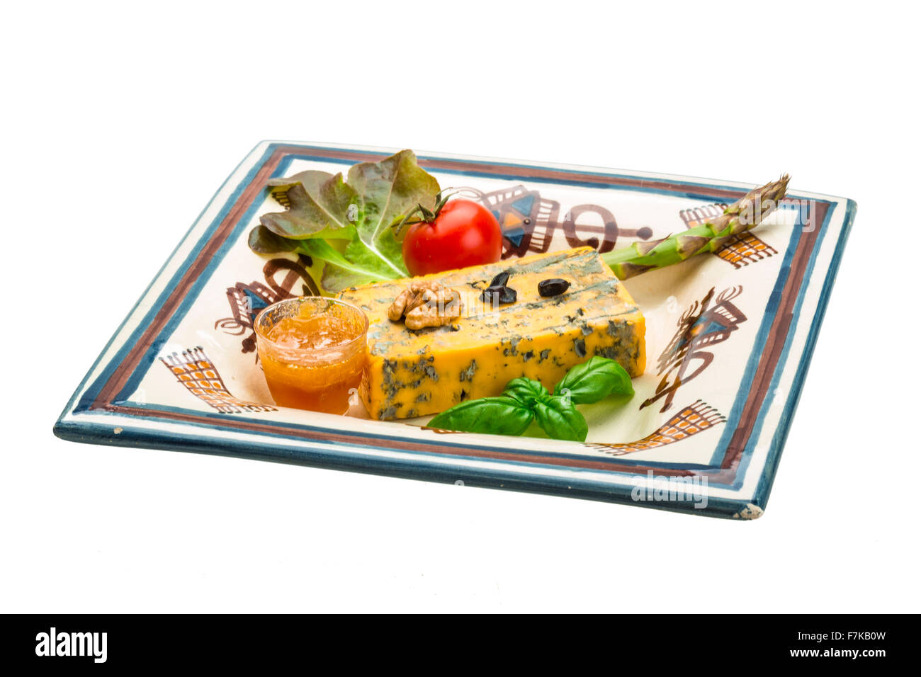 Gold cheese with mould Stock Photo - Alamy