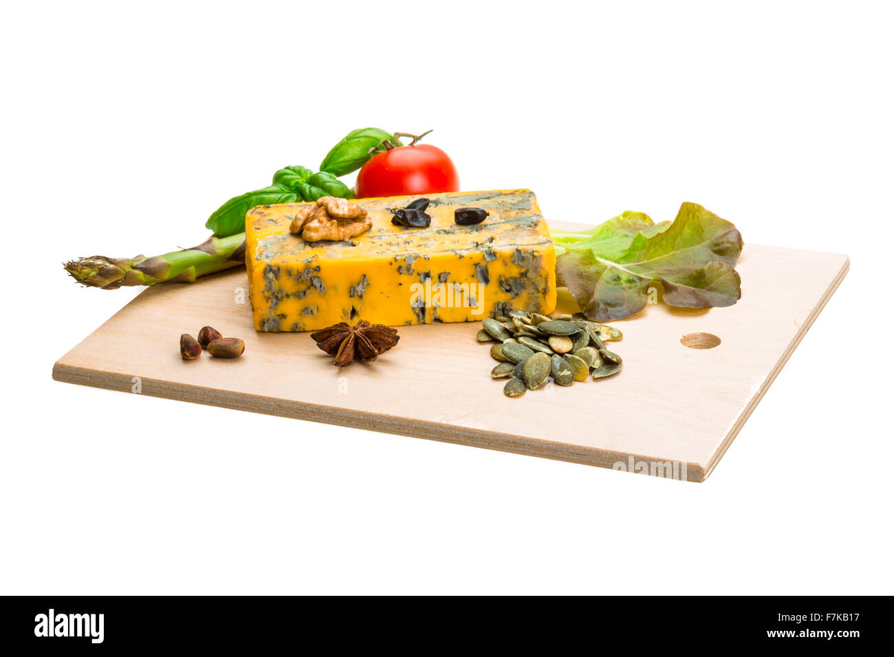Gold cheese with mould Stock Photo - Alamy