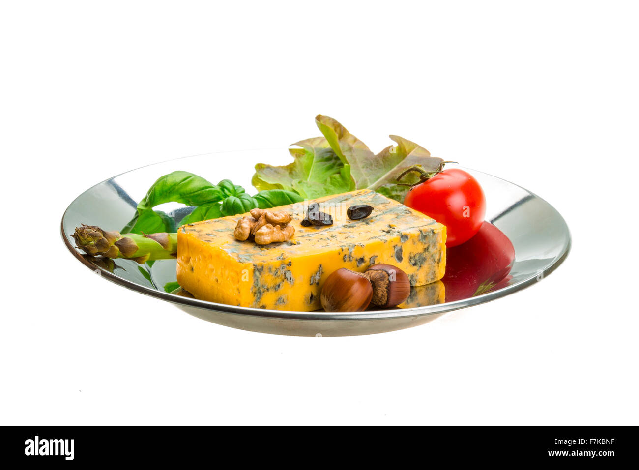 Gold cheese with mould Stock Photo - Alamy