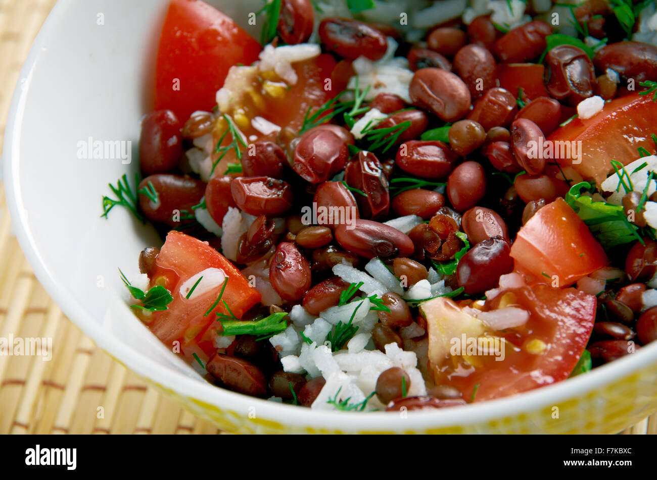Gallo pinto - traditional dish of Nicaragua and Costa Rica made with ...