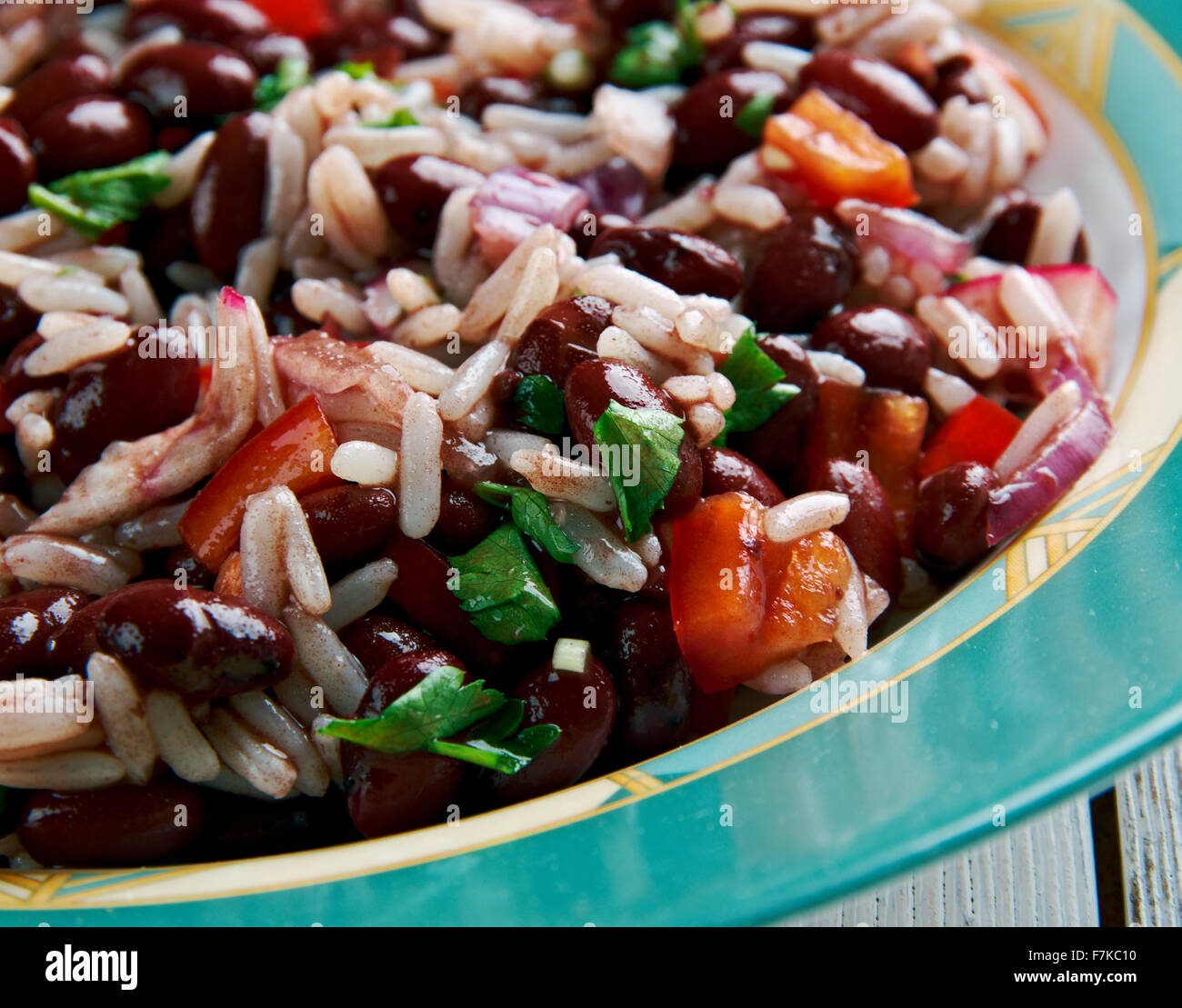 Arroz con Frijoles Negro - black beans and rice. Panamá, Puerto Rico ...