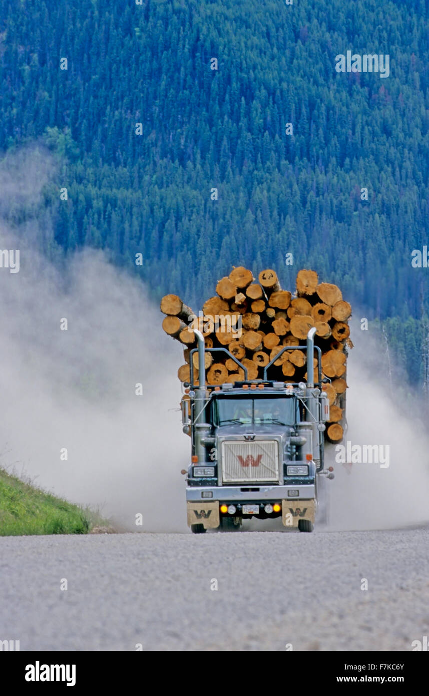 Logging truck hi-res stock photography and images - Alamy