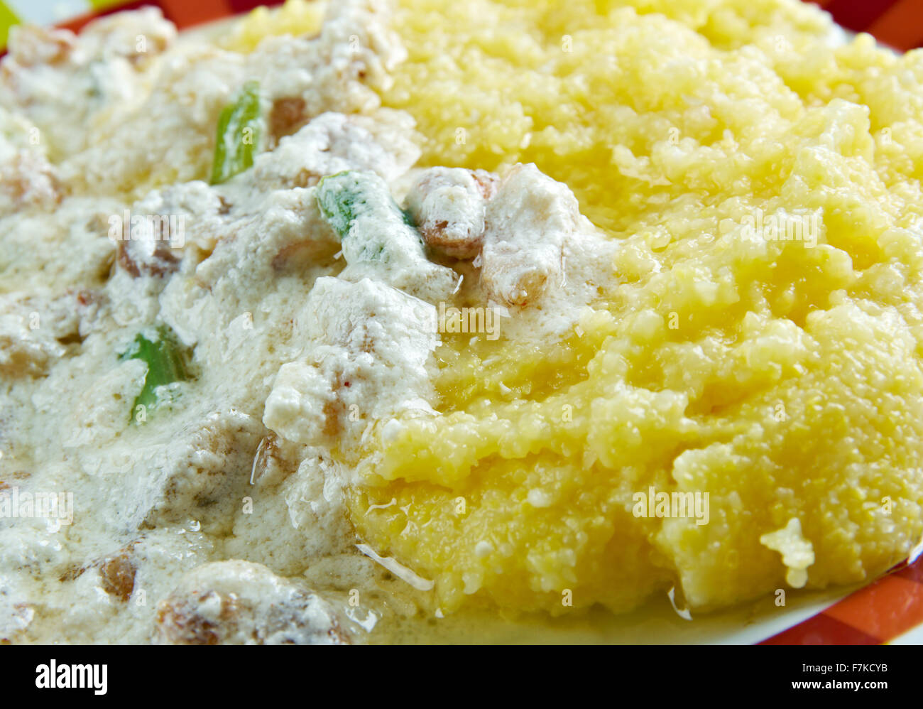 Banusz - traditional dish of Hutsuls.Carpathian highlanders.corn ...