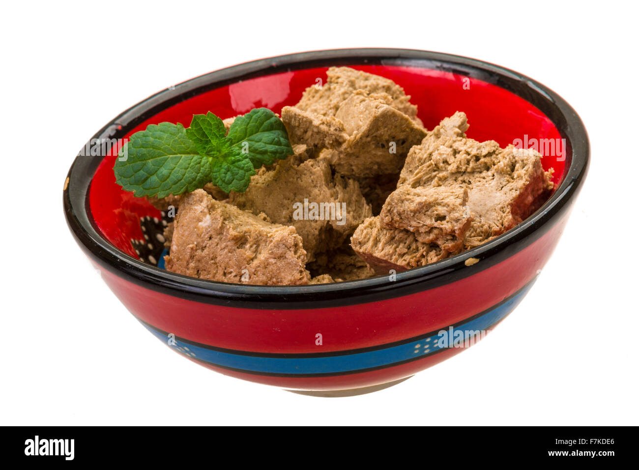 Sunflower Halva isolated studio macro shoot Stock Photo - Alamy