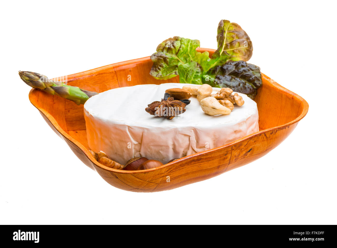 Fresh soft brie cheese Stock Photo - Alamy