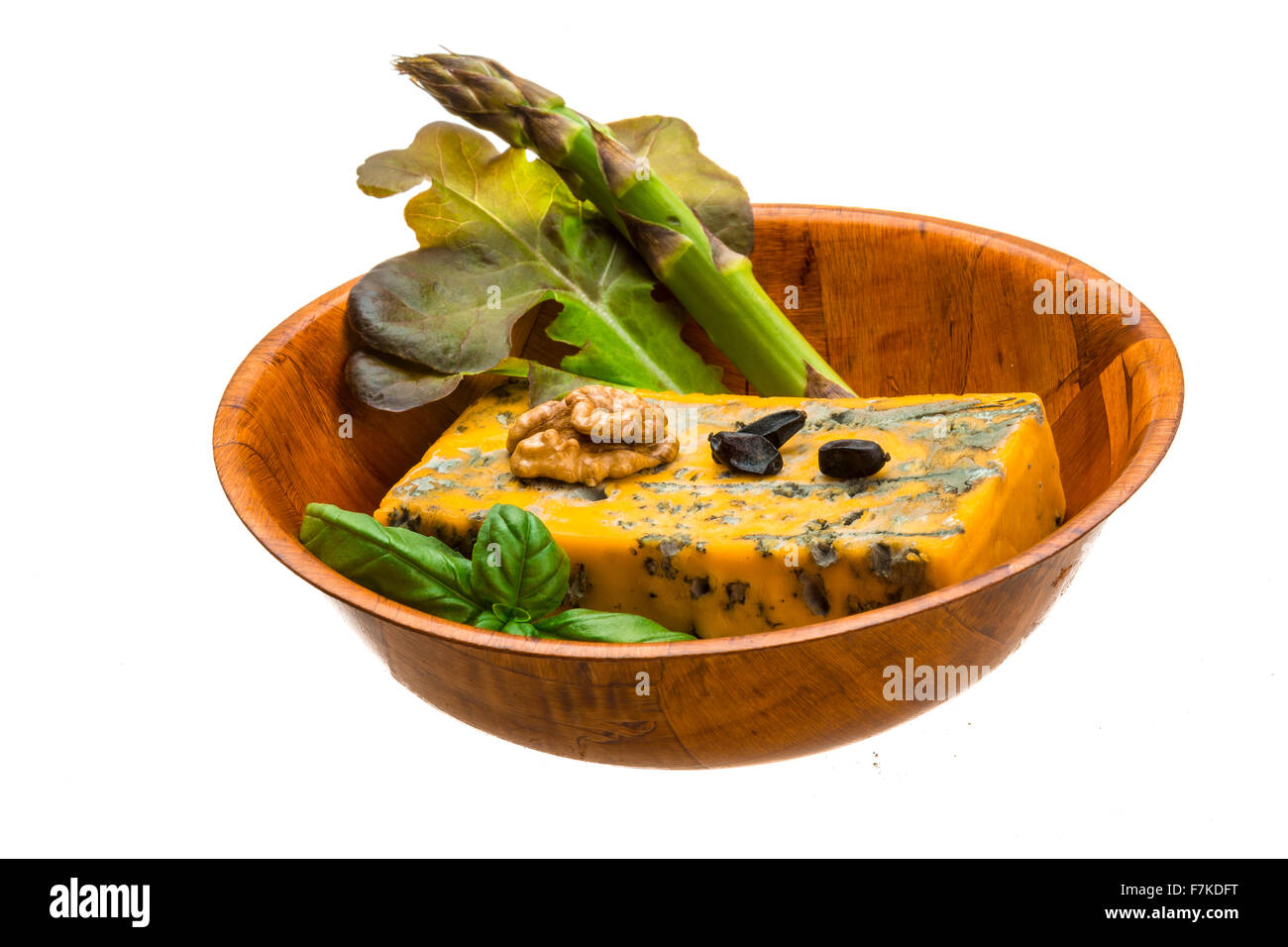 Gold cheese with mould Stock Photo - Alamy