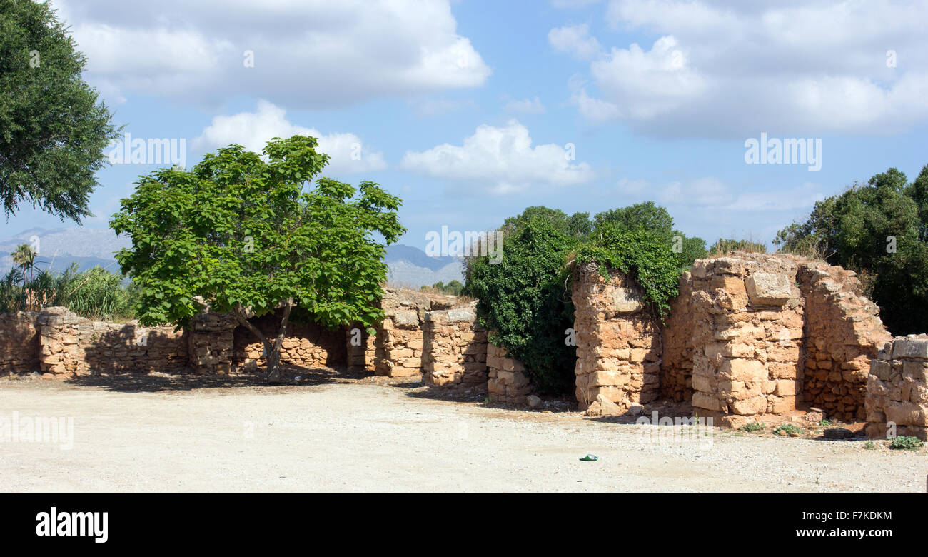 Out door ruins at Alcudia Stock Photo - Alamy