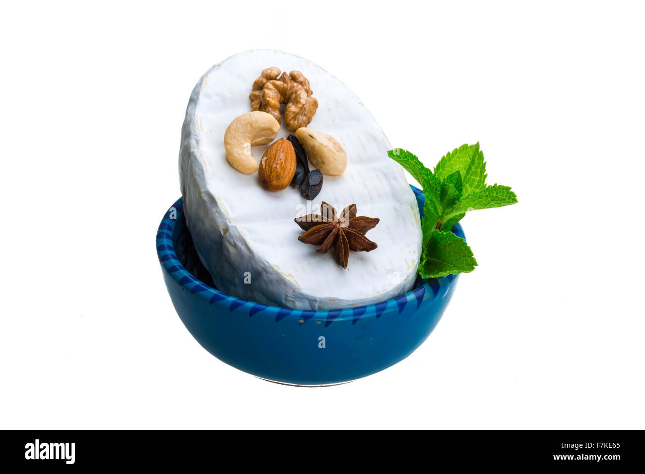 Fresh soft brie cheese Stock Photo - Alamy