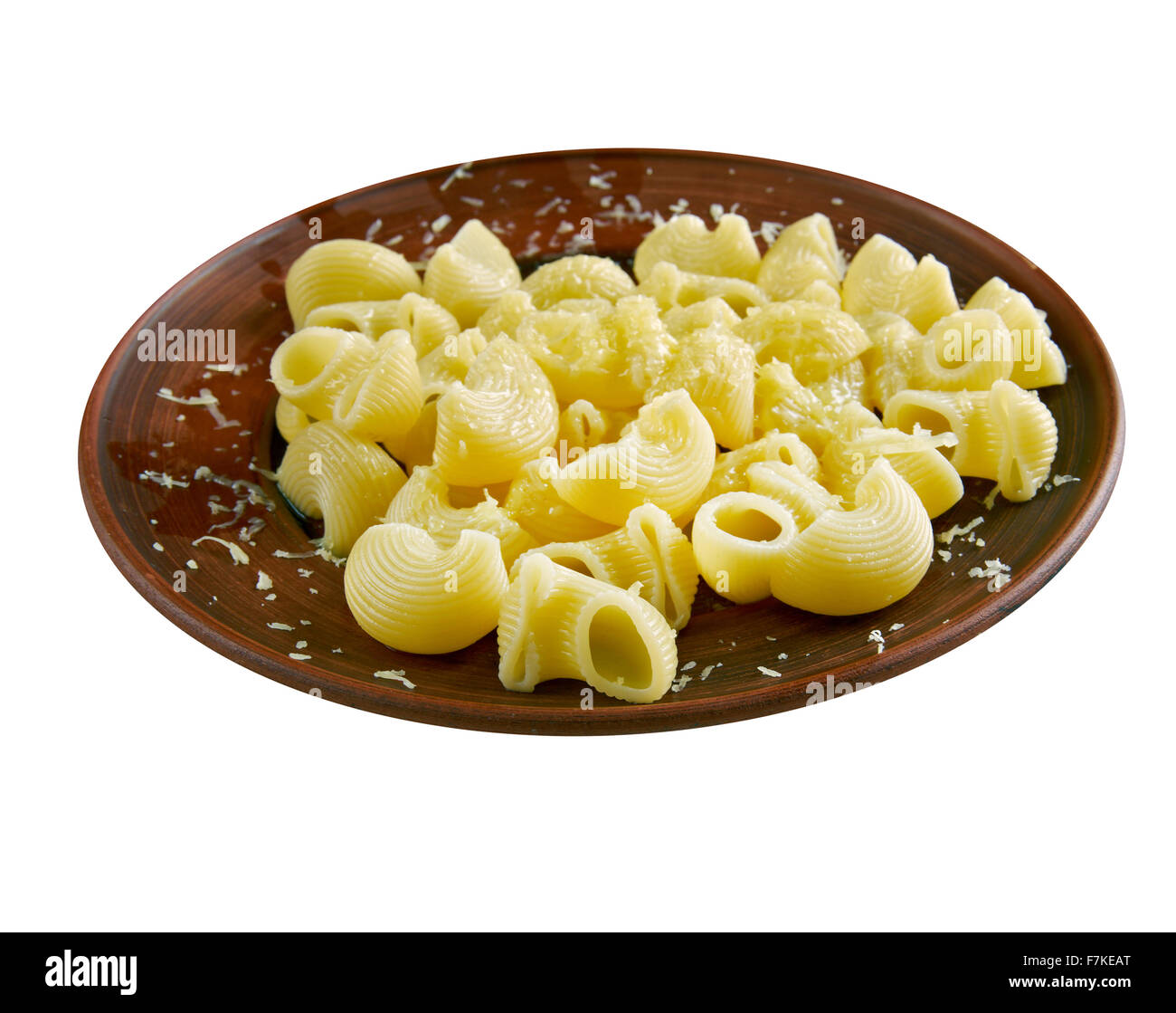 Pipe Rigate with cheese. close up Stock Photo - Alamy