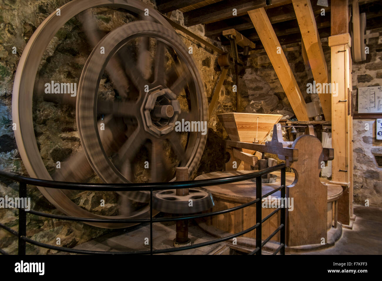 Water mill interior hi-res stock photography and images - Alamy