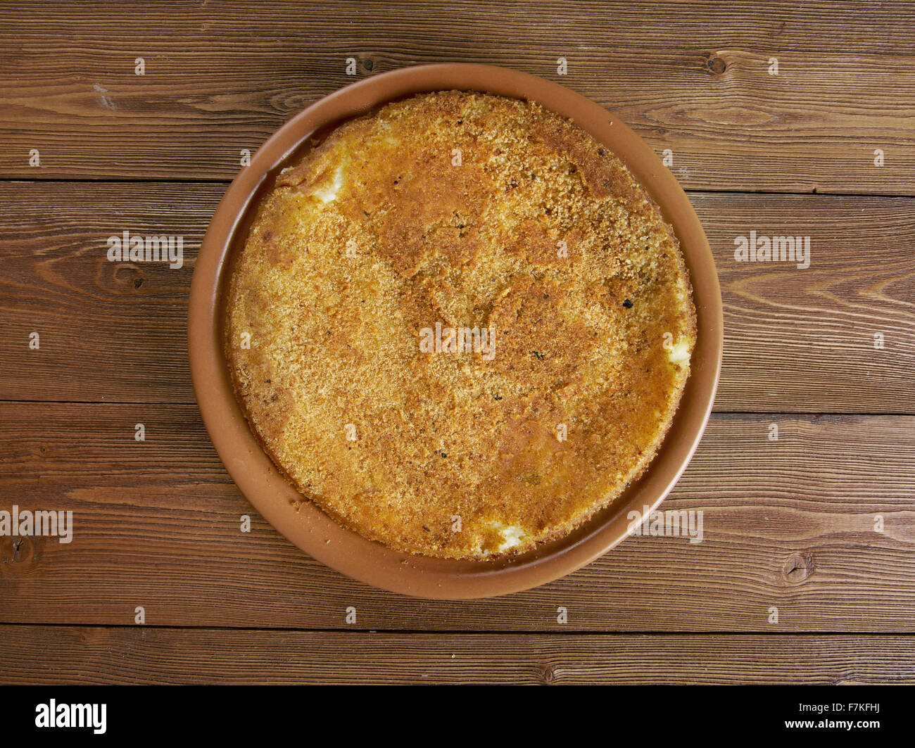 Potato babka - savoury dish, popular especially in Poland. made from ...