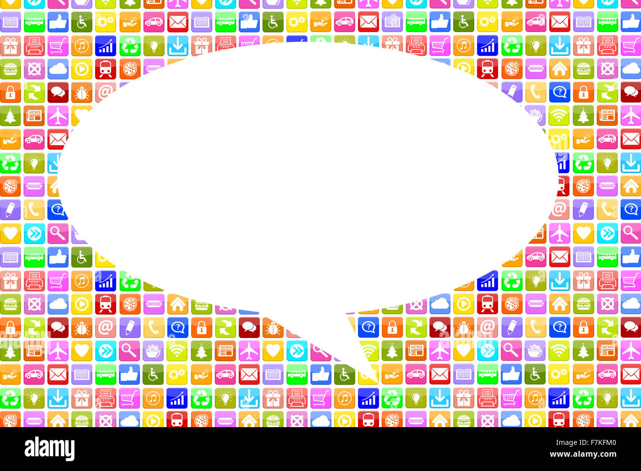 Application Apps App social media network chat communication on mobile ...