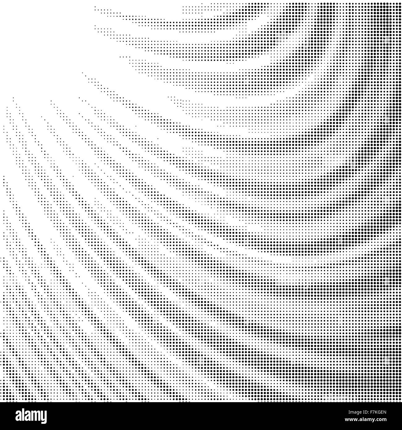 Dots effect Black and White Stock Photos & Images - Alamy