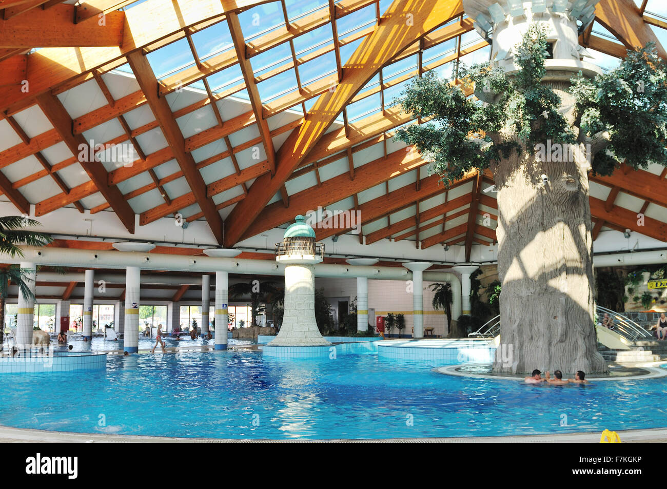 beautiful swiming pool at summer time Stock Photo - Alamy