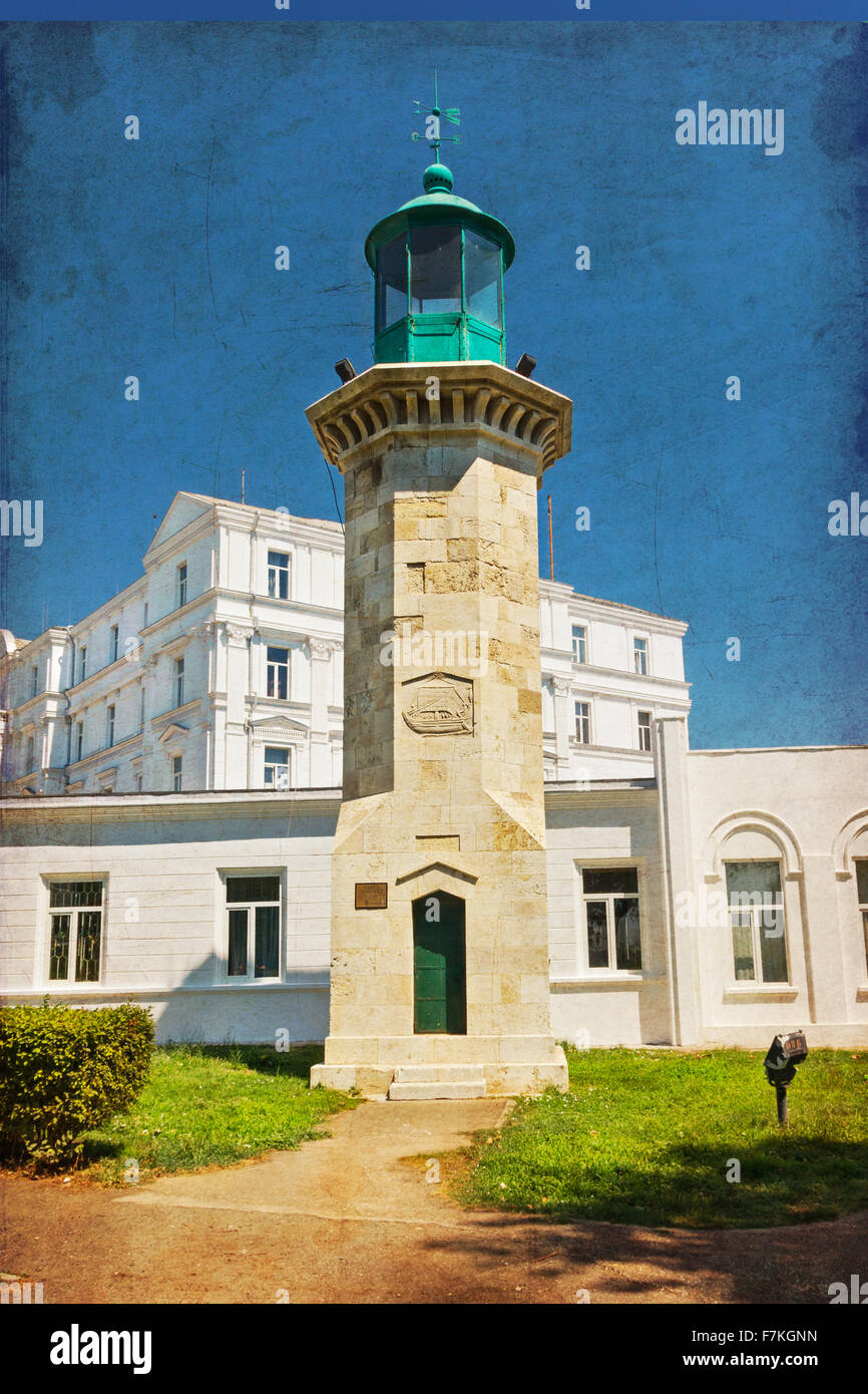 Old Constanta lighthouse Stock Photo - Alamy