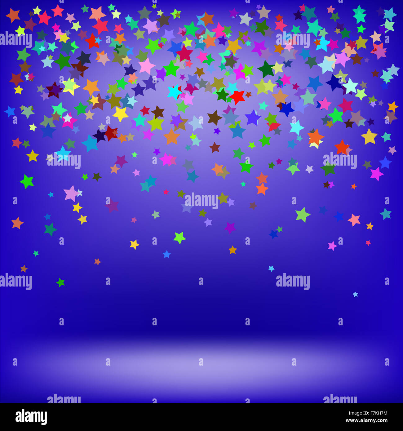 Set of Colorful Stars. Starry Pattern Stock Photo - Alamy