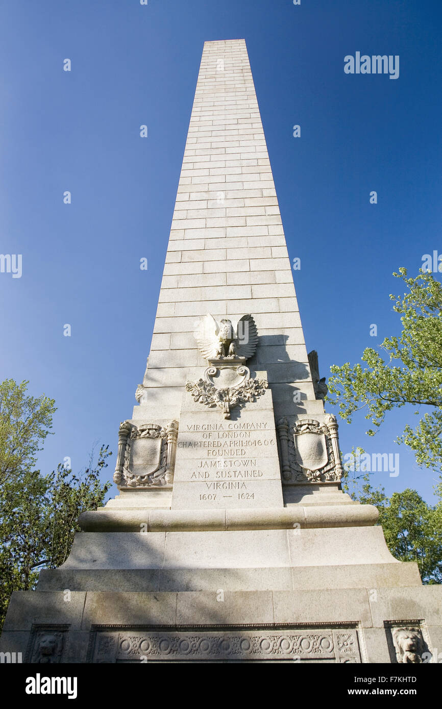 Tercentenary Monument also known as Jamestown Monument, a replica of ...