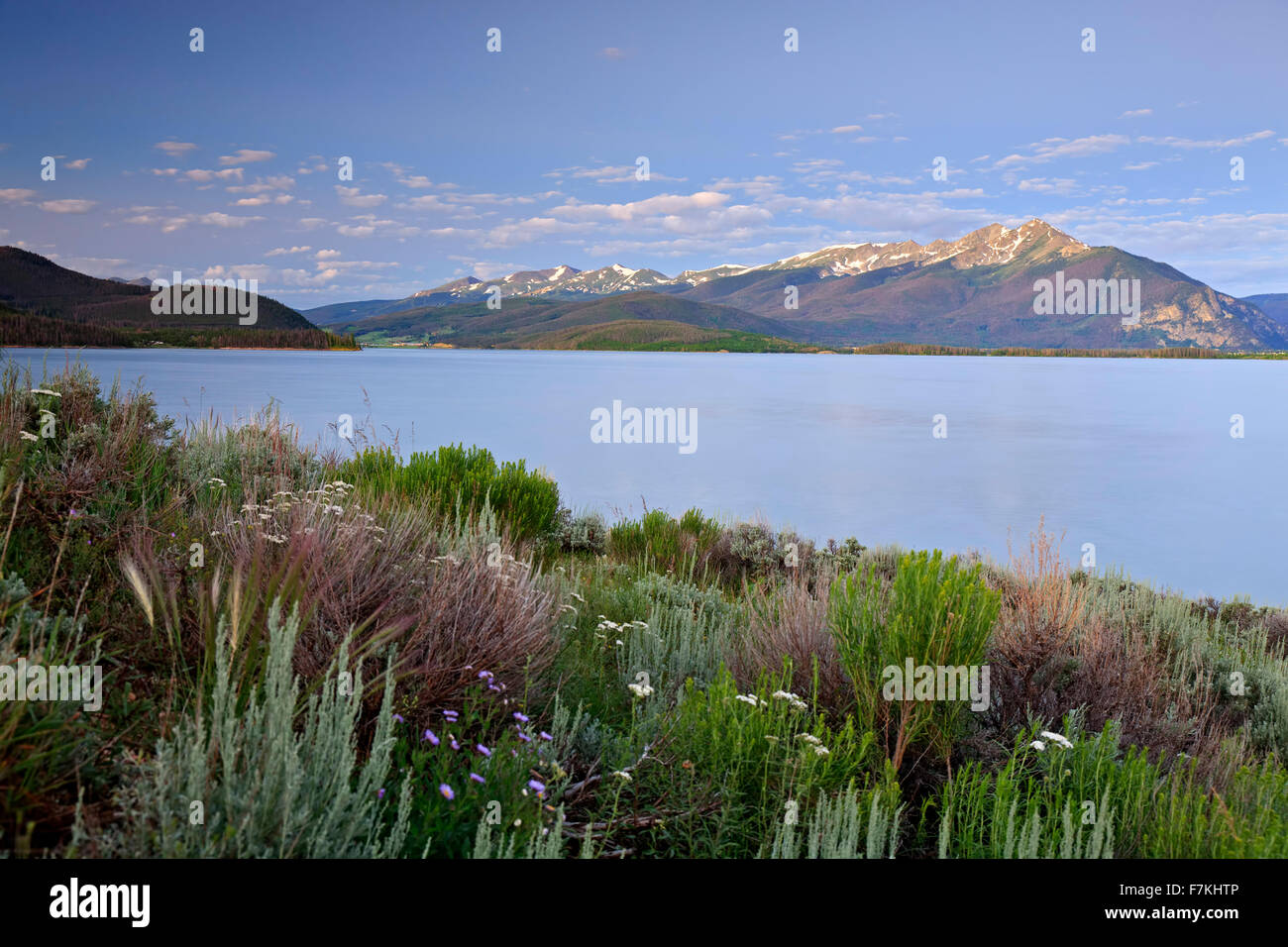 Lake Dillon and Tenmile Range, Dillon, Colorado USA Stock Photo - Alamy
