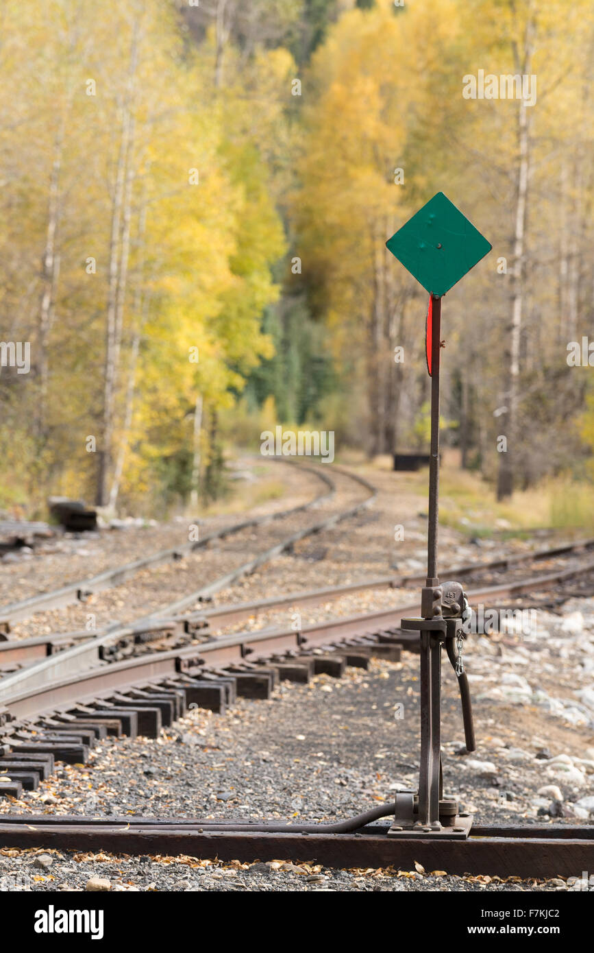 Railroad switch hi-res stock photography and images - Alamy