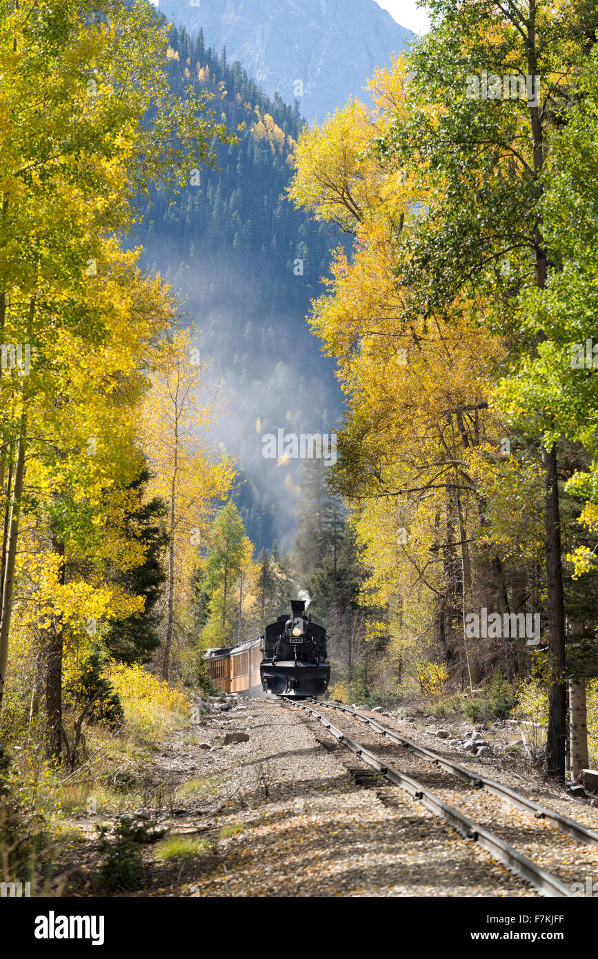 Durango silverton railroad steam locomotive hi-res stock photography ...