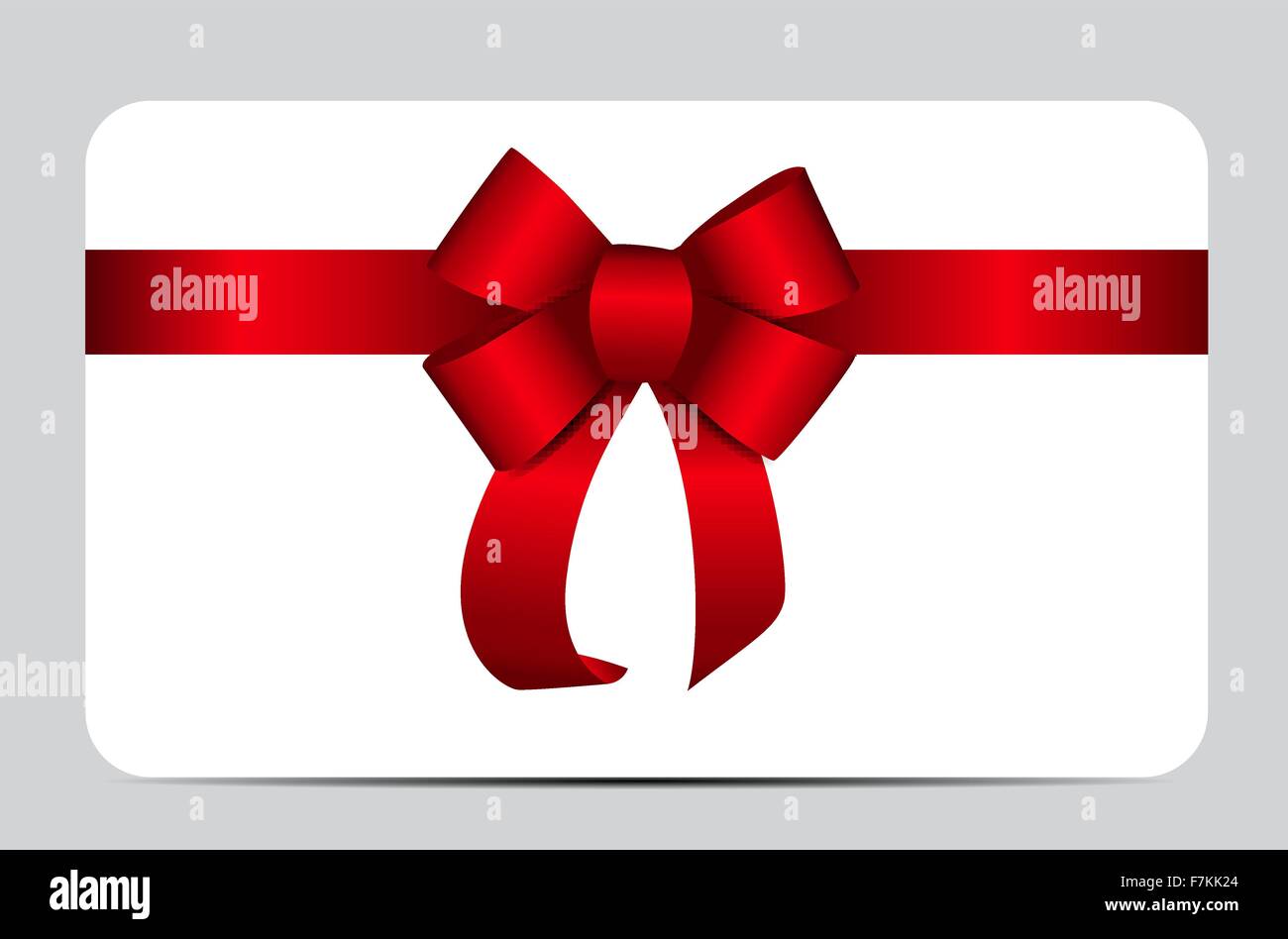 Red Gift Ribbon. Vector illustration Stock Vector Image & Art - Alamy