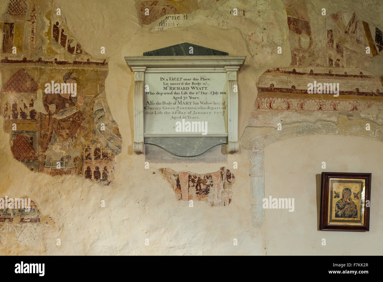 Medieval parish church interior hi-res stock photography and images - Alamy