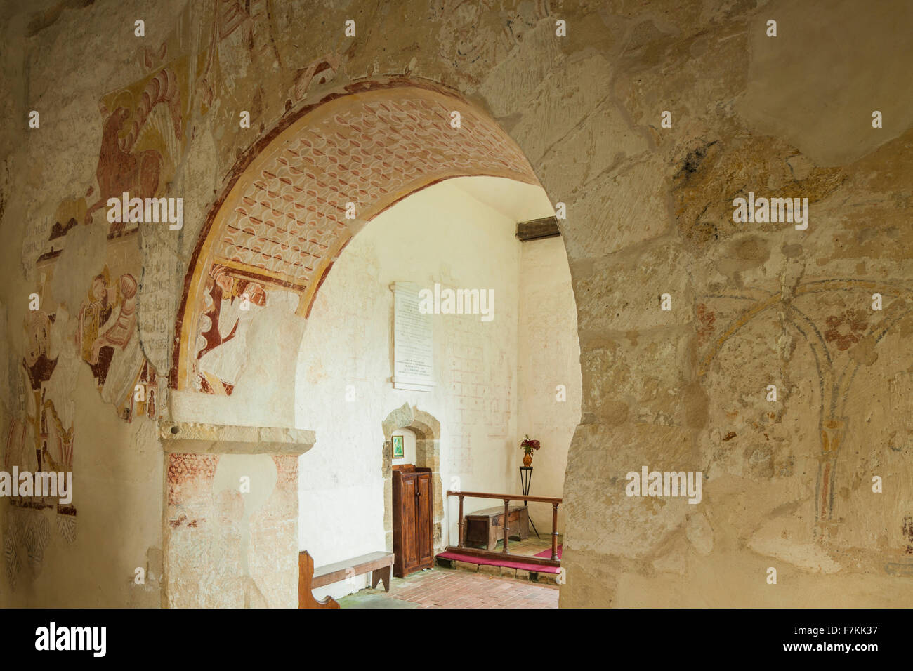 Medieval parish church interior hi-res stock photography and images - Alamy